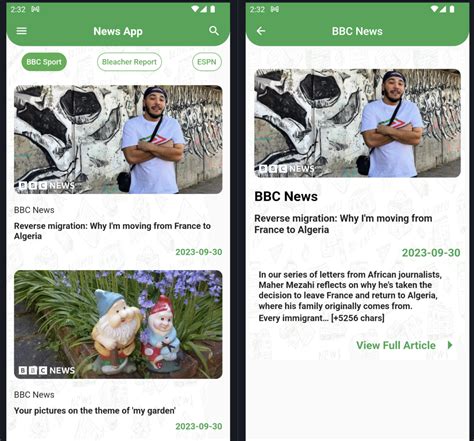 Flutter News App That Displays News From Different Sources Using News Api