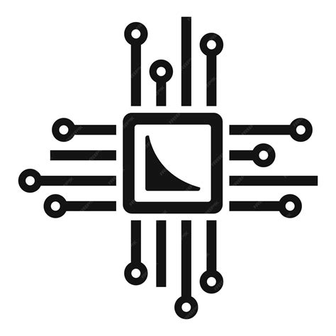 Premium Vector Smart Processor Icon Simple Illustration Of Smart Processor Vector Icon For Web