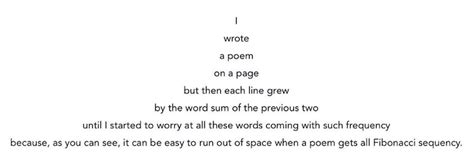 Delightful Fibonacci Sequence Poem Boing Boing
