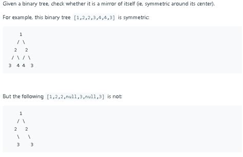 Leetcode 101 Symmetric Tree