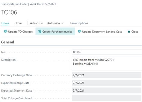 Transportation Management System