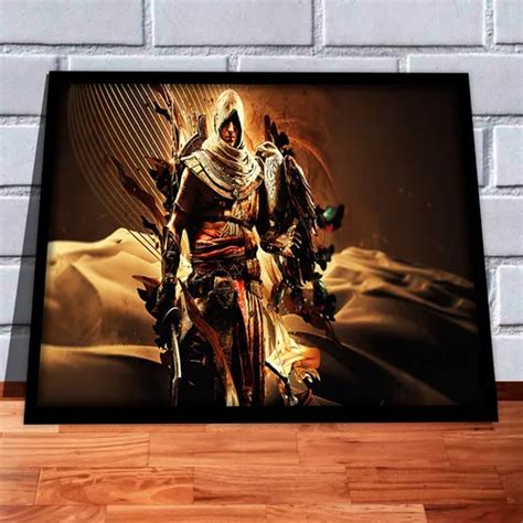 Quadro Decorativo Capa A4 Assassins Creed 05 Gamer Poster