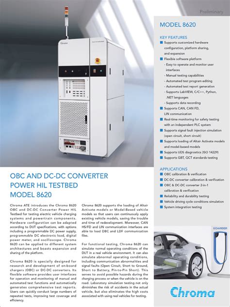 OBC DC DC Converter Power HIL Testbed