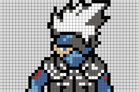 Pixel Art Kakashi 31 Idées Et Designs Pour Vous Inspirer En Images