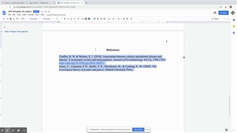 Apa Format For Papers Word Google Docs Template