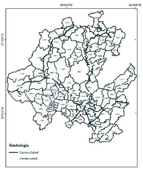 Municipios De Hidalgo Mapa Hidalgo Map Xijmh