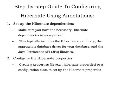 Session 3 Hibernate Configuration With Annotations Pptx