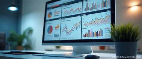 Digital Analytics Dashboard Website Banner Stable Diffusion Online