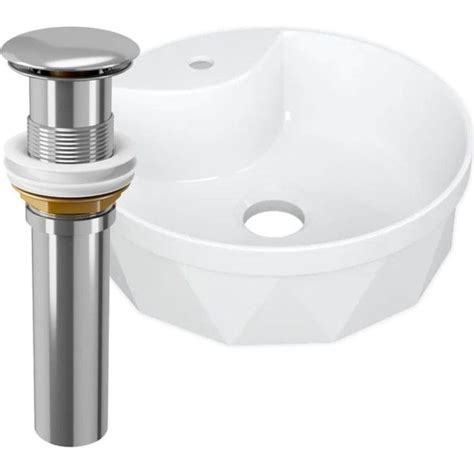 Раковина накладная Bauedge BAU Element Cristal D40, с отверстием под ...