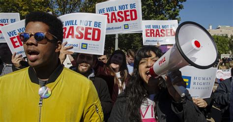 Trans People Say They Wontbeerased As Trump Administration Mulls