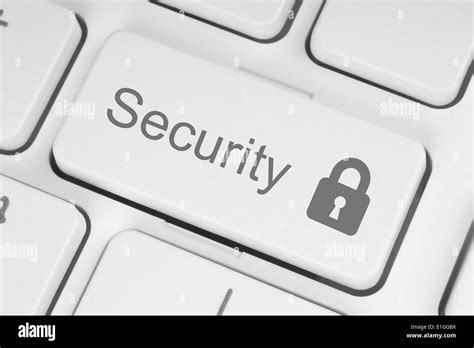 Lock Button On The Keyboard Stock Photo Alamy