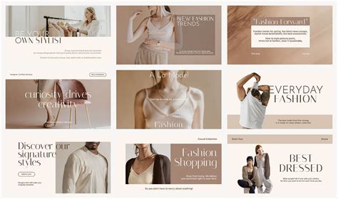 Fashion Aesthetic Powerpoint Editable Template Premium Psd Rawpixel