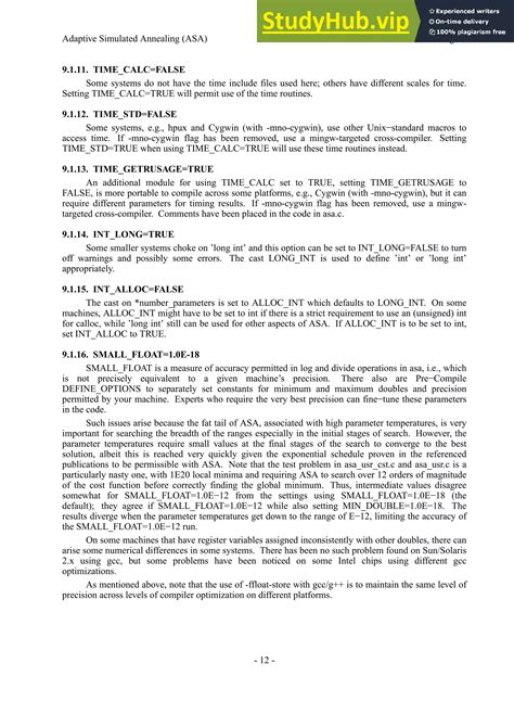 Adaptive Simulated Annealing Asa Pdf Programming Languages Computing