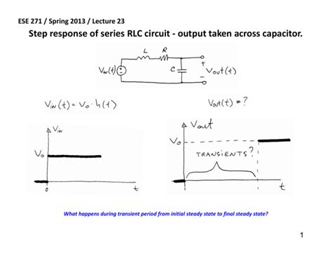 RLC Circuit Step Frequency Response Lecture Slides