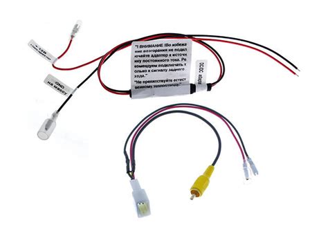 Адаптер для подключения штатной камеры Тойота к новой магнитоле