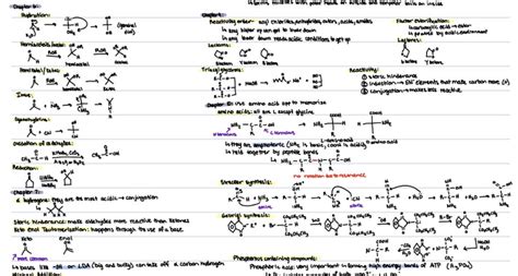 Mcat Organic Chemistry Biochemistry High Yield Notes Chapters 1 5