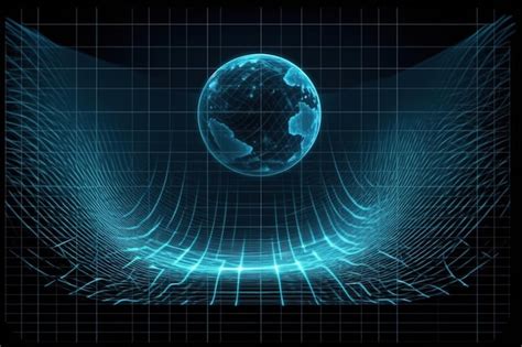 Premium Photo Gravity Planet Earth Gravitational Waves Concept Physical And Technology