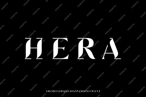 Premium Vector Unique Decorative Serif Alphabet Display Font Vector Abstract Elegant Typeface