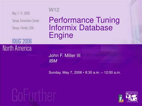 ppt performance tuning informix database engine powerpoint