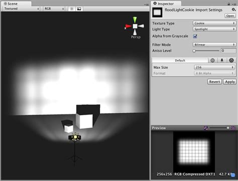 Unity How Do I Make A Spot Light Cookie