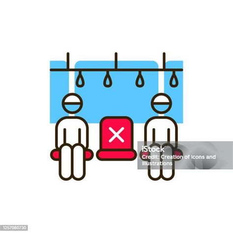 버스 컬러 라인 아이콘 내부의 승객 안전한 여행 웹 모바일 앱 프로모션을 위한 픽토그램 Ui Ux 디자인 요소입니다 버스에 대한