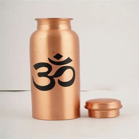 Om Printed Copper Bottle For Drinking Water Capacity 750 Ml At ₹ 560