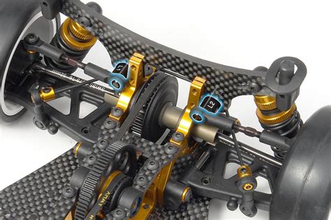 Red RC Xray T2 Alu Quick Roll Center Holder