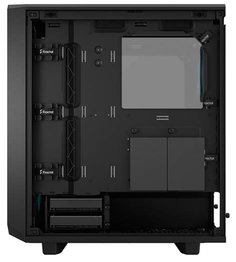 Корпус Fractal Design Meshify 2 Compact Rgb укомплектован четырьмя