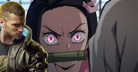 Demon Slayer Cosplay Time Travels With Cyberpunk Nezuko