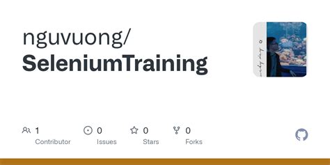 github nguvuong seleniumtraining
