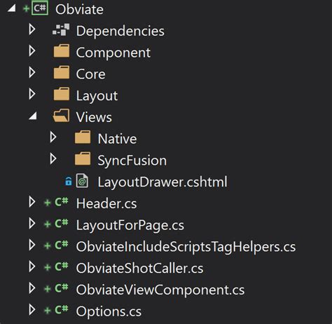 C View Component In Own Assembly Stack Overflow