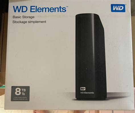Wd Elements 8tb External 3 5” Hdd Computers And Tech Parts