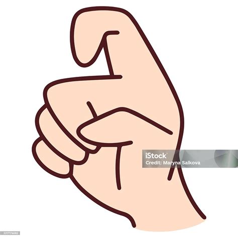 엄지와 새끼 손가락을 사용하여 숫자 9에 대한 만다린 손가락 기호 대화에서 숫자를 나타내기 위해 중국어에서 일반적으로 인식되는 손 제스처 개념에 대한 스톡 벡터 아트 및