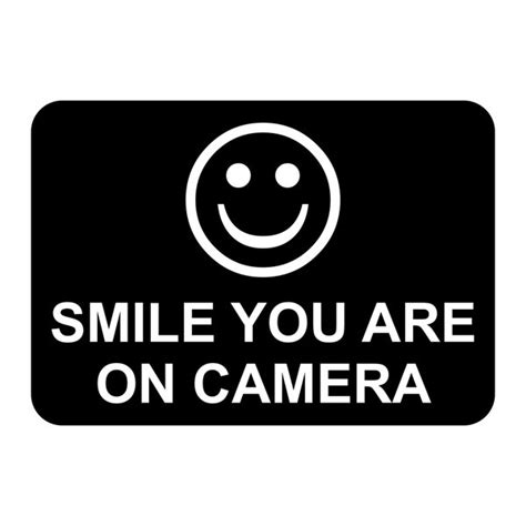Smile You Are On Camera Signs Etsy Australia