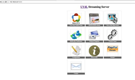 Webrtc How Can I Modify Default Page For Uv4l Streaming Server At Raspberry Pi Stack Overflow