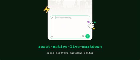 Best Of Js React Native Live Markdown