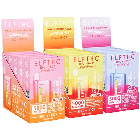 Elfthc Avarin Blend Hhc Hhcp Disposable 5ml 5pc Display