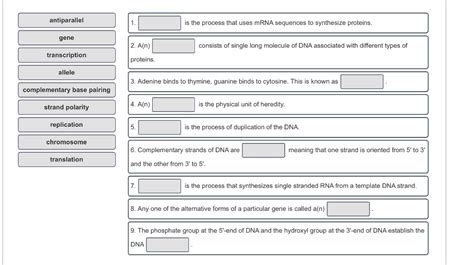 Solved Define The Following Terms Drag And Drop The Words