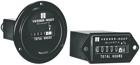 0779536 201 Veeder Root Panel Mount Timer Rugged Round