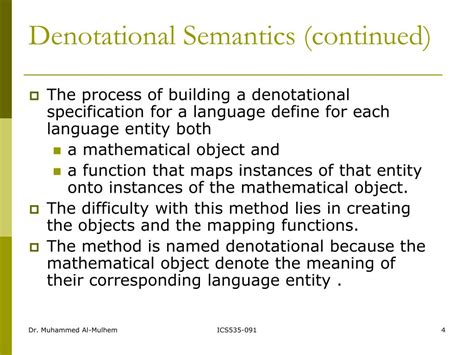 Ppt Denotational Semantics Powerpoint Presentation Free Download