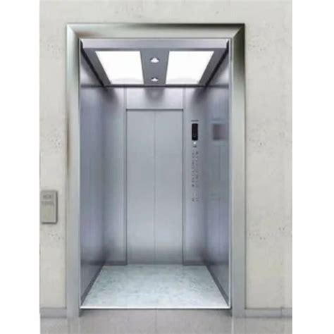 4 Stainless Steel Hydraulic Passenger Elevator Operating Height 50