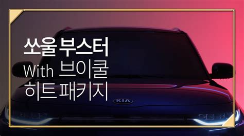 쏘울부스터 With 브이쿨 히트패키지 전면 Vk 측후면 K Youtube