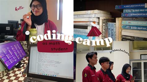 vlog 12 codecamp in univ ⛺🖥️⌨️ youtube