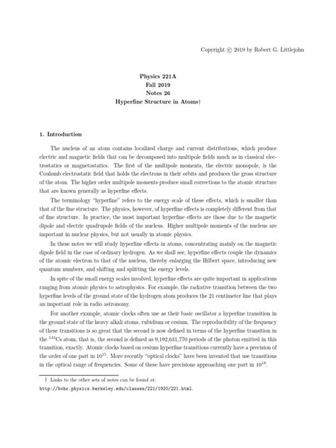 Hyperfine Pdf Dipole Electron