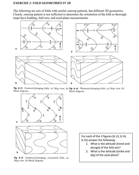 Solved Need Help With These Questions Exercise 1 Fold Geometries In