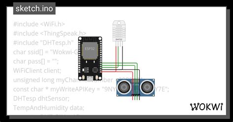 Ultra Sonic And Dht Wokwi Esp32 Stm32 Arduino Simulator
