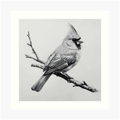 Cardinal Drawing Pencil