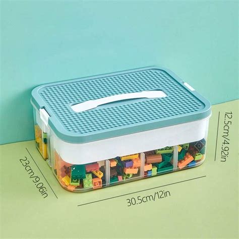 1 Toy Building Blocks Storage Box Can Be Divided Into Cell Classification Storage Including