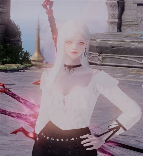 블레이드 3주년 미래 상의하의 염색 코디 코코나무