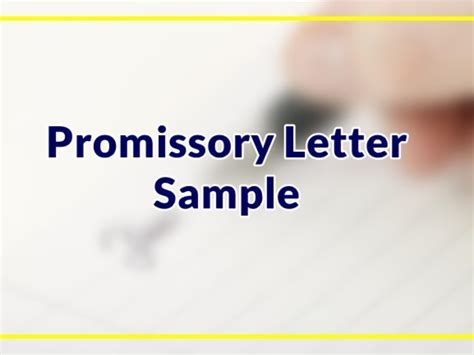 Examples Of Promissory Note For Tuition Fee At Maddison Loch Blog